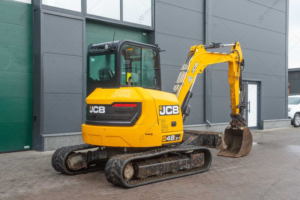 Мини экскаватор JCB 48Z-1 2018 г. 35,7 кВт. 1747 м/ч., №4332 - Купить в ...