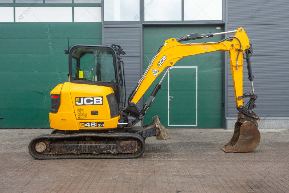Мини экскаватор JCB 48Z-1 2018 г. 35,7 кВт. 1747 м/ч., №4332 - Купить в ...