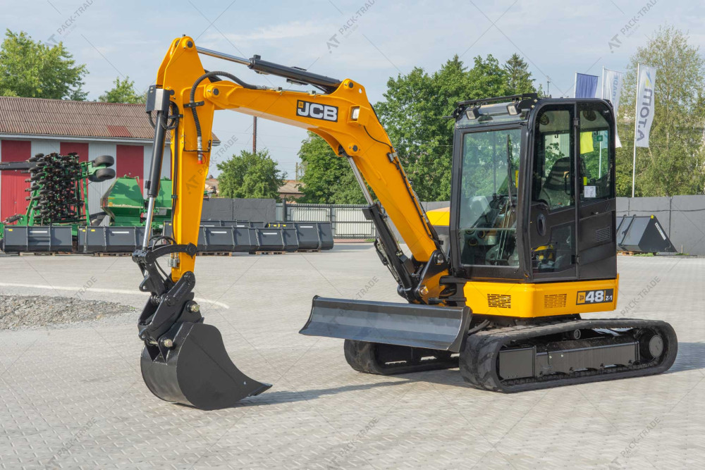 Мини экскаватор JCB 48Z-1 2018 г. 35,7 кВт. 1747 м/ч., №4332 - Купить в ...