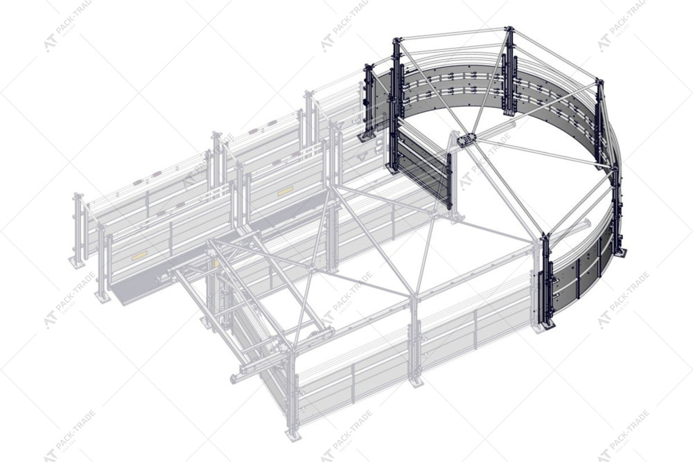 JOURDAIN PREMIUM 1/2 Corral for Cattle Crowd Gate - Buy in Ukraine